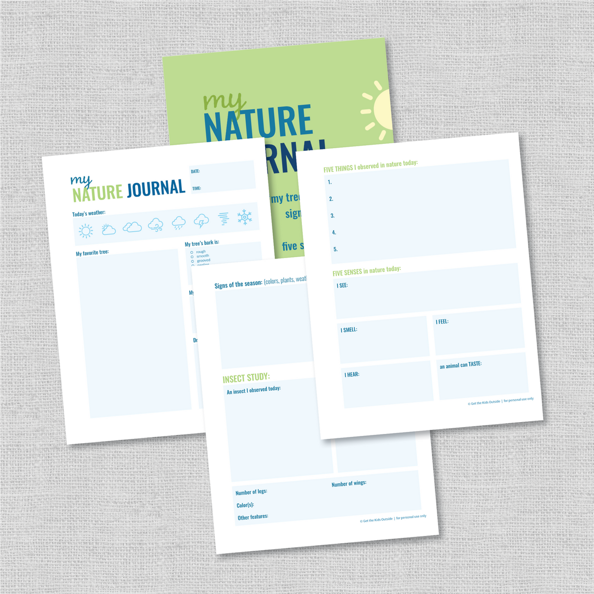 Kids' Nature Journal – Get the Kids Outside