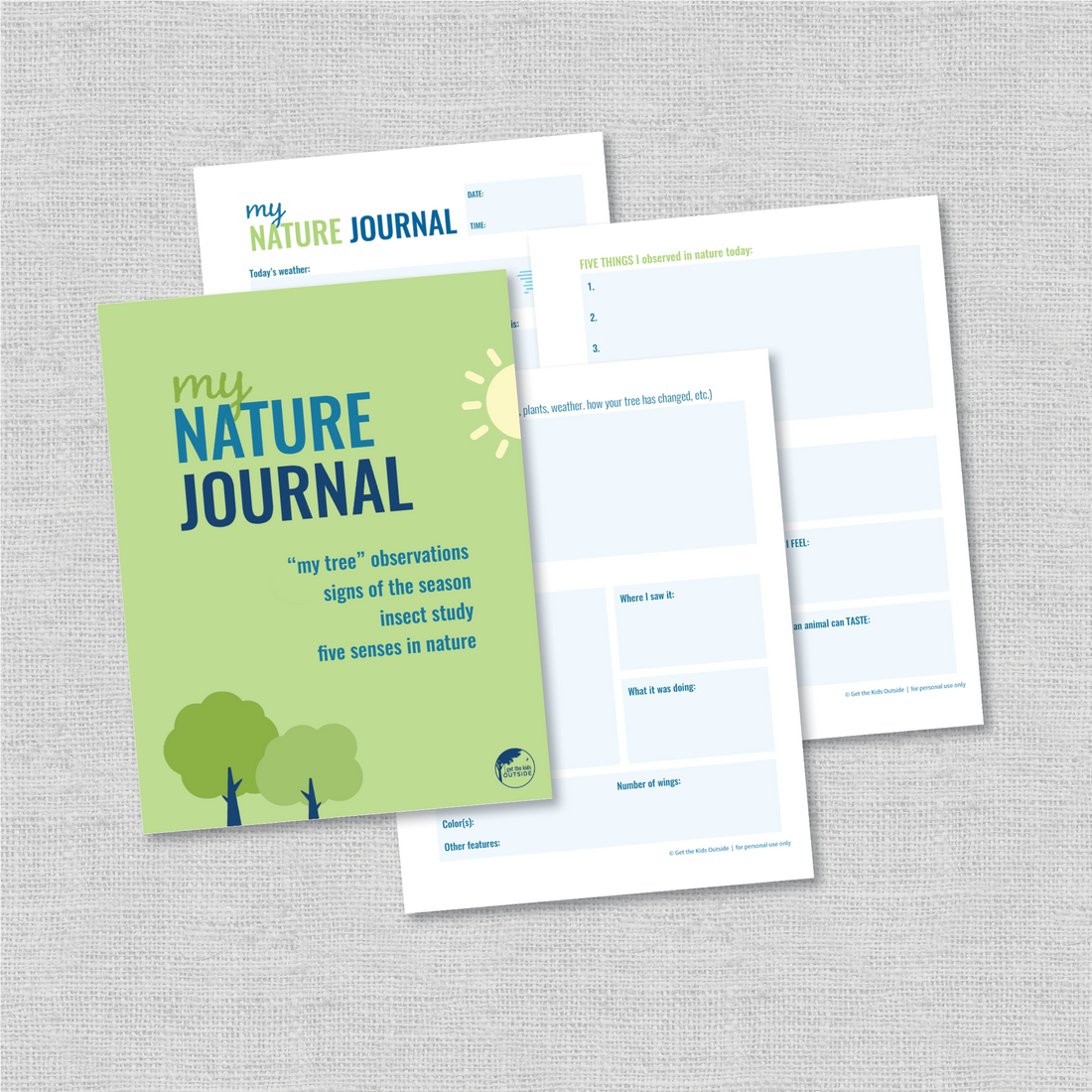 Kids' Nature Journal – Get the Kids Outside
