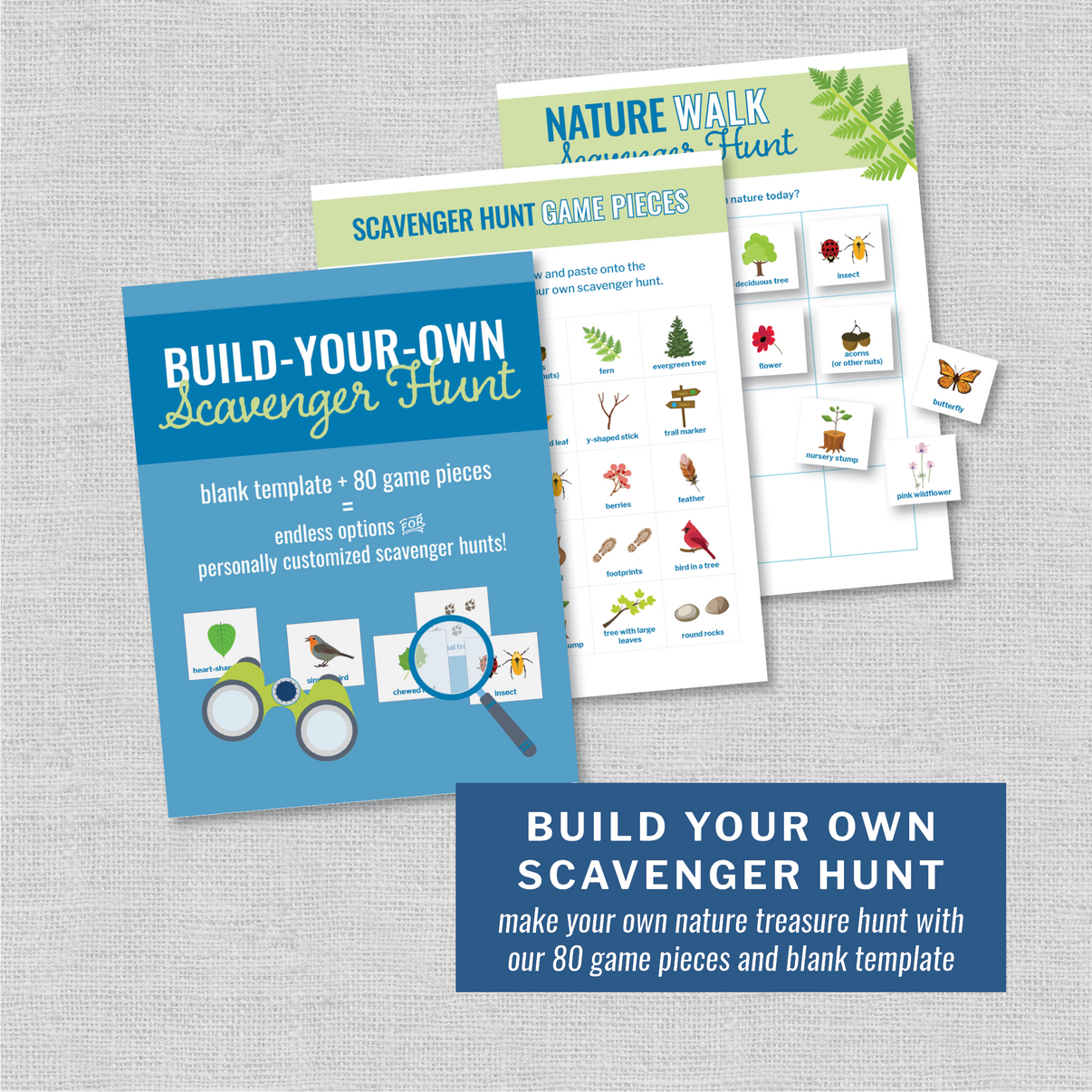Nature Scavenger Hunts: Build-Your-Own – Get the Kids Outside