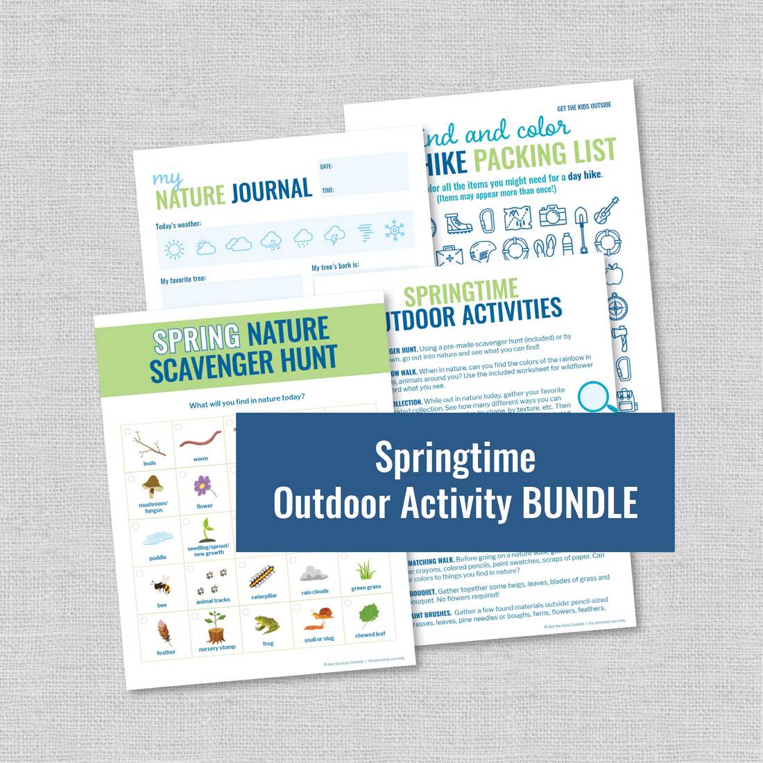 Springtime Outdoor Activity Bundle – Get the Kids Outside